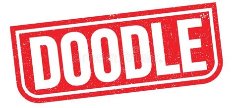 Doodle Text Written On Red Stamp Sign Stock Illustration Illustration Of Word Stamp
