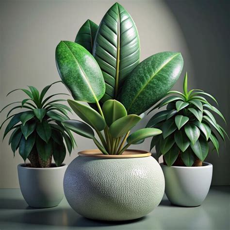 House Plant Realistic Photography Premium Ai Generated Image