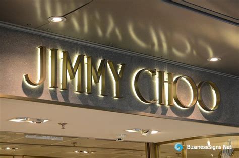 3d Led Backlit Signs With Bronze Plated Brushed Stainless Steel Letter