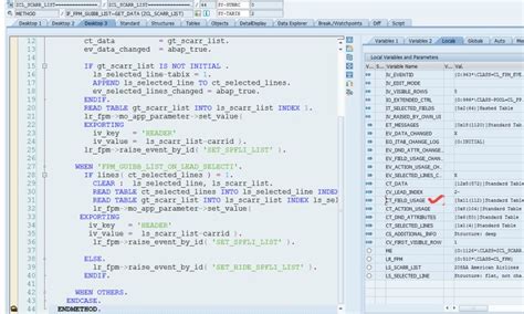 Dynamically Hiding Fields In List Uibb Sapcodes