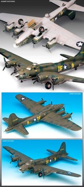Academy Hobby Models 12495 B 17f Memphis Belle 172 Scale Model