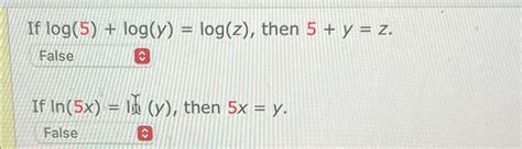 solved if log 5 log y log z ﻿then 5 y zif ln 5x log y