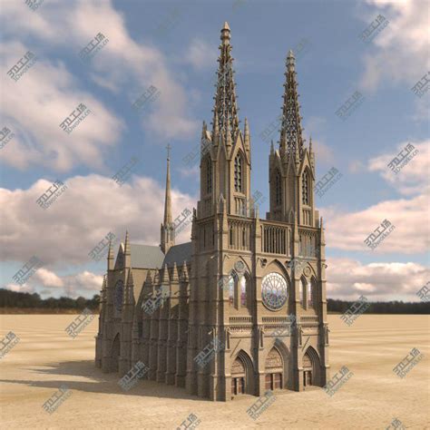 哥特式教堂gothic Cathedral 3d打印模型下载 3d工场 3dworkscn