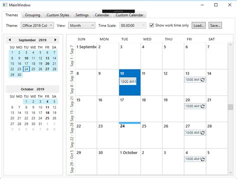 c1scheduler does not show eddective date of cycle event wpf edition