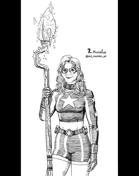 Artwork Stargirl Made By Me With Pen And Ink Scrolller