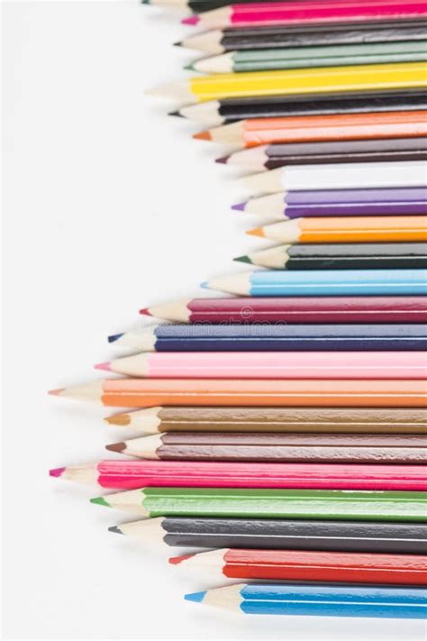 Multiple Penicils Stock Image Image Of Rainbow Colour 113678765