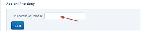 how do i block an ip or domain from accessing my website ez web