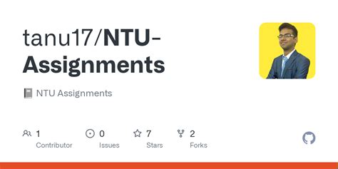 GitHub Tanu NTU Assignments NTU Assignments