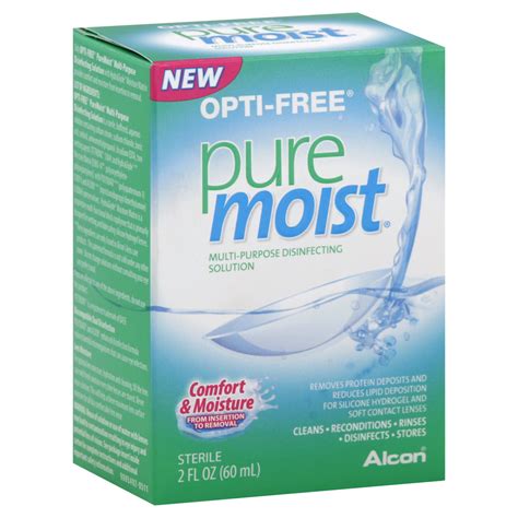 Opti Free Pure Moist Multi Purpose Disinfecting Solution 2 Fl Oz