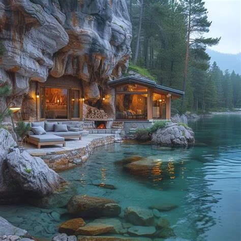 Pin On Lake In 2024 Fantasy House Boathouse Design Fantasy Homes