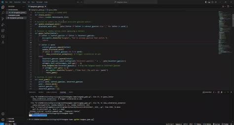 ajith s on linkedin python hangmangame programming gamedevelopment