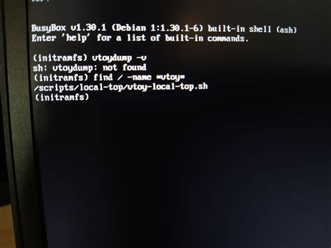 [vdisk] kali linux 2020 3 starts booting and drops into initramfs