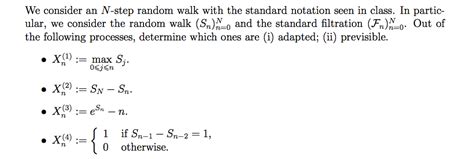 we consider an n step random walk with the standard