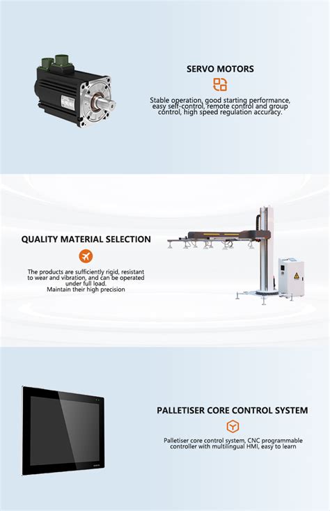 Automatic Column Robot Column Palletizer Cartesian Robot System Price