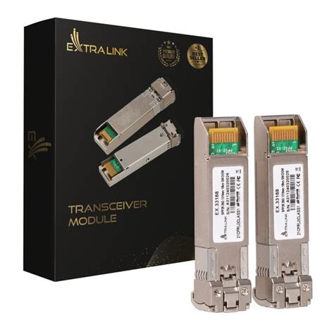 Extralink Sfp28 25g 2 Pack Sfp28 Module 25gbps Lcupc Duplex