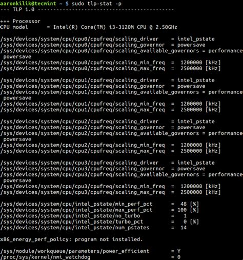 TLP Optimize And Improve Linux Laptop Battery Life