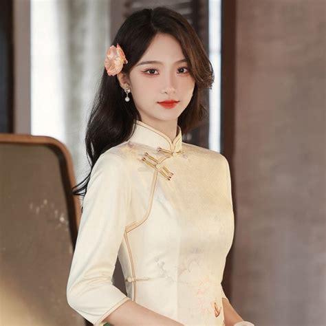 Traditional Chinese Dress White