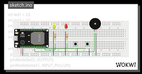 Wokwi Online ESP32 STM32 Arduino Simulator