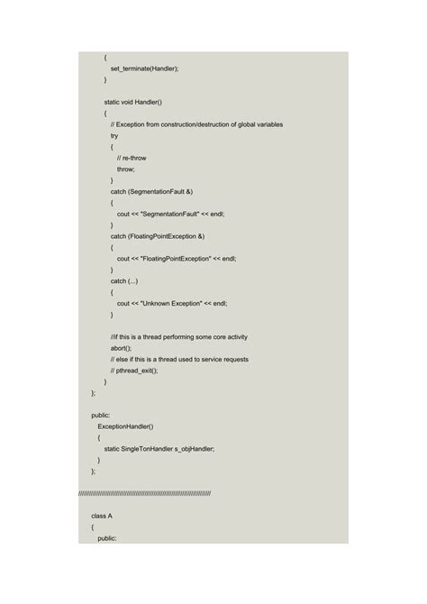 Linux 下 C 程序的异常处理技巧