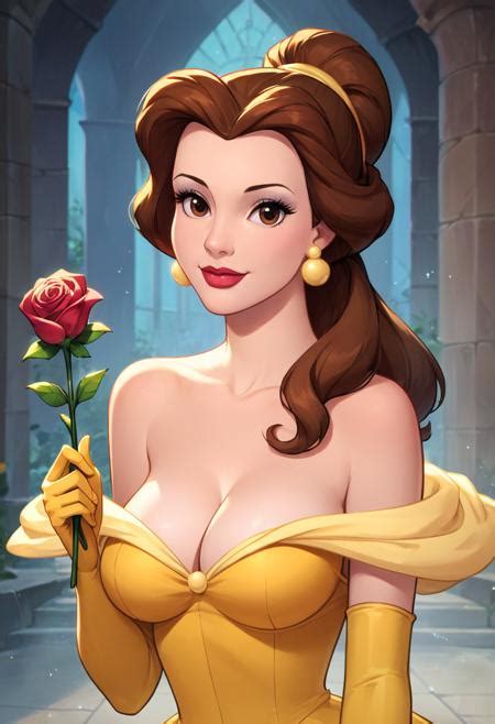 Belle Beauty And The Beast Disney Ai Art Model Pixai