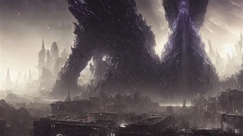 an eldritch entity invading a city, digital art highly | Stable Diffusion | OpenArt