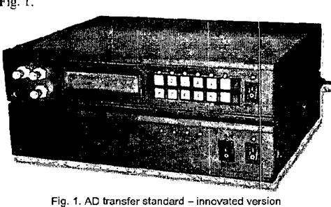 Figure 1 From Evaluation Of ADC Testing Systems Using ADC Transfer Standard Semantic Scholar