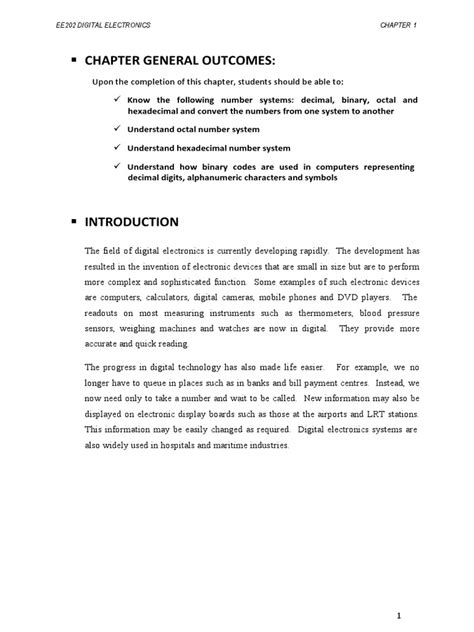Chapter 1 Ee202 Pdf Binary Coded Decimal Subtraction