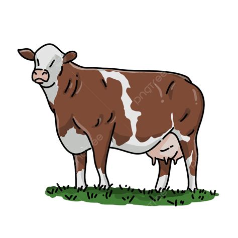 Big Cow Vector Ilustration Cow Cow Milk Cow Farm Png And Vector With