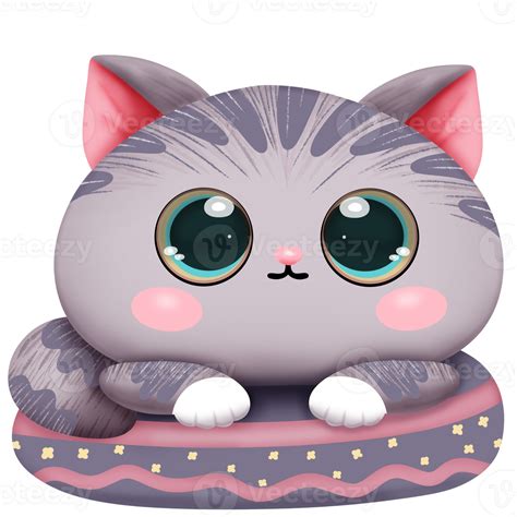 Cute Cartoon Cat 47395457 Png