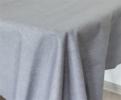 Водовідштовхуюча скатертина на стіл Сірий меланж 110х170 купить онлайн на Rozetka