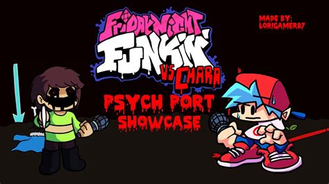 Friday Night Funkin Vs Chara Psych Engine Port Youtube
