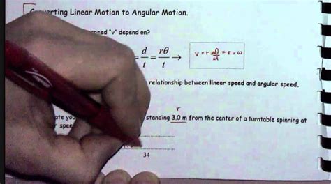 Relating Angular And Linear Quantities YouTube