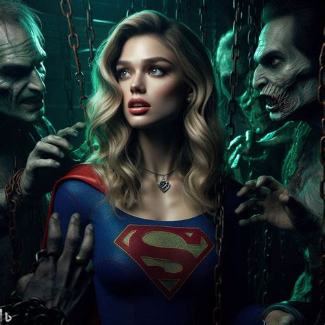 Supergirl In The Villains Lair By Necromancer Rev On Deviantart