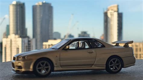 Mini Gt Nissan Skyline Gt R R34 M Spec Silica Breath No 348