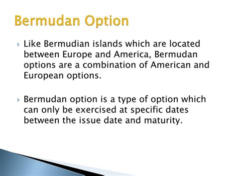 Ppt Bermudan Options With The Binomial Model Powerpoint Presentation Id 2660436