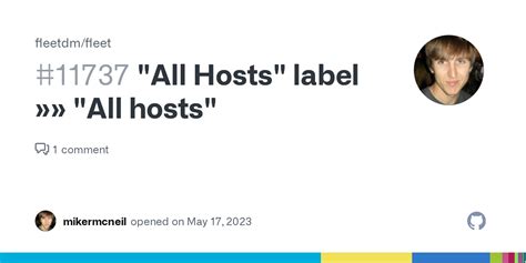 All Hosts Label All Hosts · Issue 11737 · Fleetdmfleet · Github