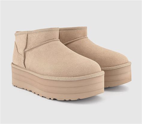 Ugg Classic Ultra Mini Platform Boots Sand Ugg Platforms