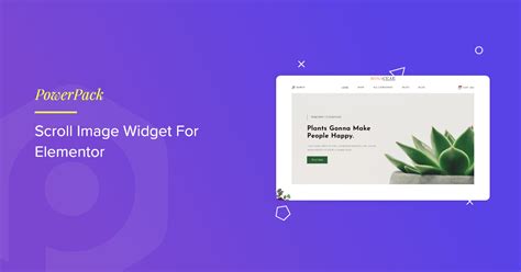 Scroll Image Elementor Widget PowerPack Addons For Elementor