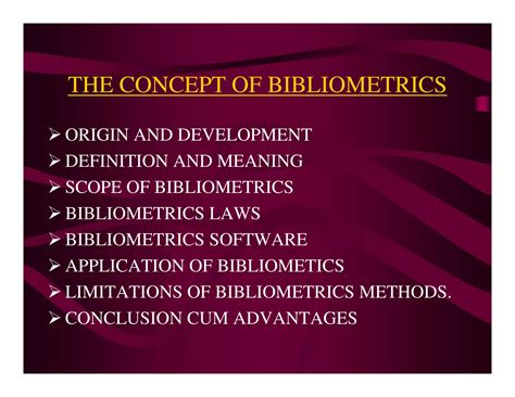 Bibliometrics Pdf
