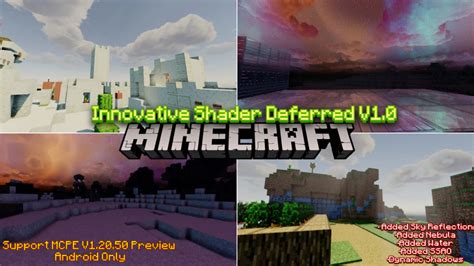 Innovative Shader Deferred V10 Shader Series For Be Render Dragon