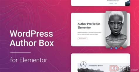 Wordpress Author Box For Elementor