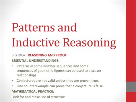 PPT - Patterns and Inductive Reasoning PowerPoint Presentation, free download - ID:836868