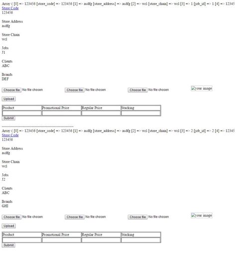 Upload 3 Images From An HTML Form Sending The Images Via Javascript To PHP To Upload Stack