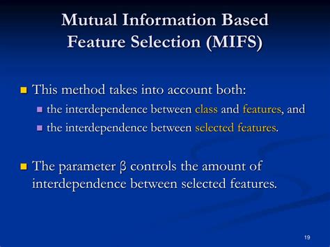 Ppt Feature Selection Using Mutual Information Powerpoint Presentation Id3592707