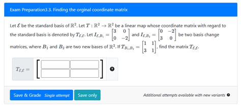 solved let e be the standard basis of r2 let t r2→r2 be a