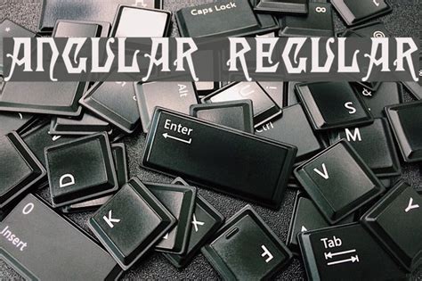Angular Regular Font FFonts Net