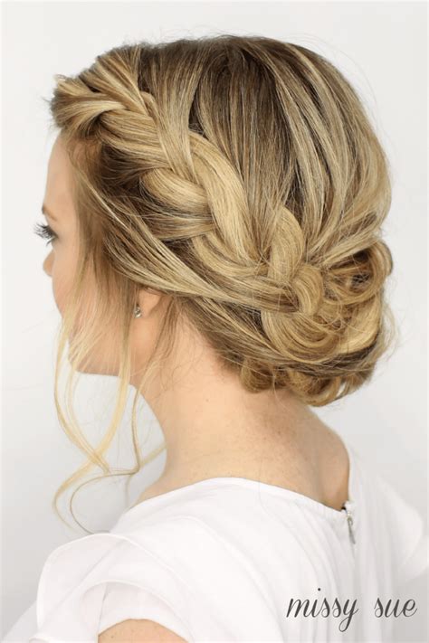Fancy French Braid Updo