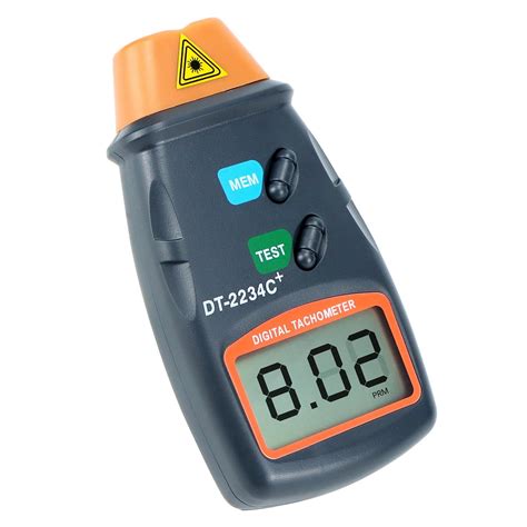 LCD Display Digital Tachometer Non Contact Tachometer Photoelectric