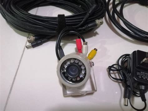 Cctv Camera With Cable Analog Analogue Furniture And Home Living