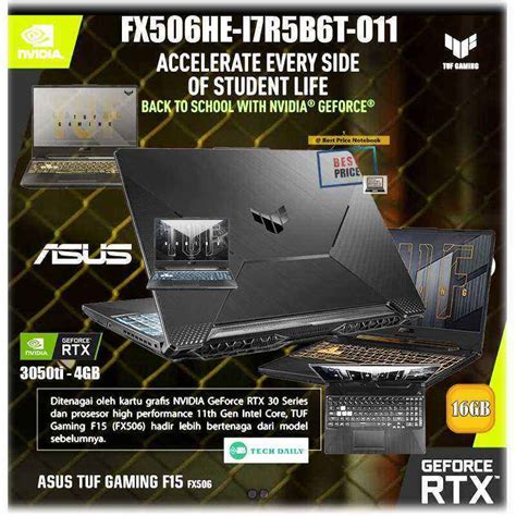 Jual Asus Tuf Gaming F Fx He I R B T O I H Gb Gb W Ohs Di Seller Best Price